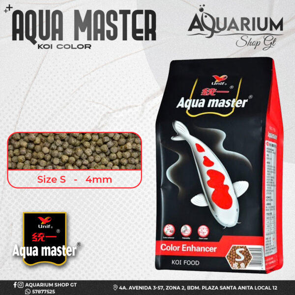 Alimento Aqua Master Koi Color 1Kg - Aquarium Shop GT